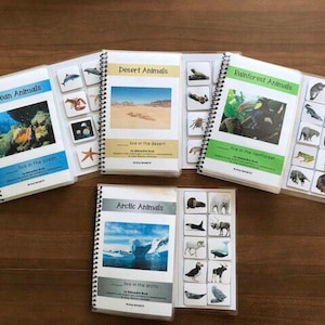 Animal Habitats Adapted Books for Special Education - Etsy