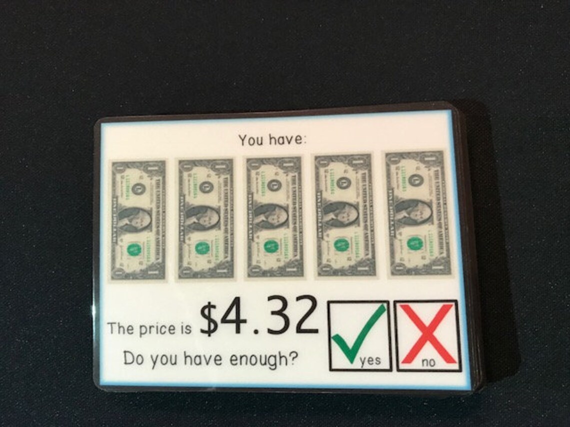 Do You Have Enough Money Money Math Task Cards for Special | Etsy