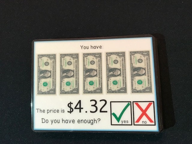 Do You Have Enough Money Money Math Task Cards for Special - Etsy