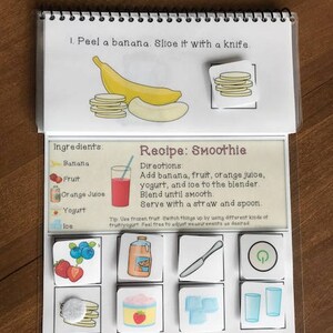 Interactive Cooking Lessons - Smoothie/milkshake - Etsy