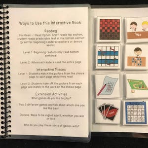 Sports and Games Sentence Starter Adapted Books (I Play) - Etsy