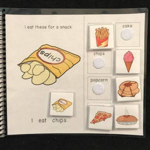 Fruits and Veggies and Food Sentence Starter Adapted Books I Eat - Etsy