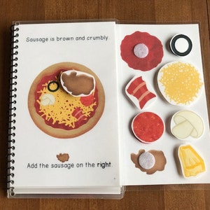 Food Adapted Books Following Directions (left / Right and More) for ...