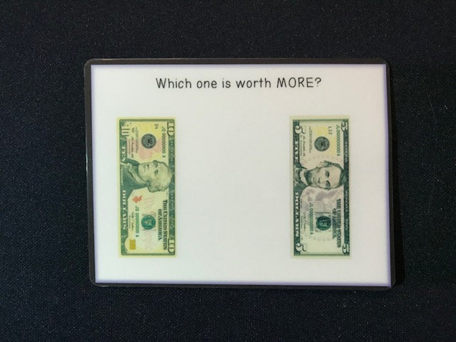 Which One is Worth More? Money Math Task Cards (special Education) - Etsy
