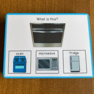 Kitchen Vocabulary Life Skills Adaptive Booklet W Task Cards (special ...