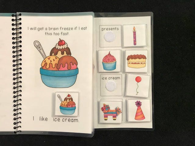 Technology, Beach, and Party Time Sentence Starter Adapted Books (I ...