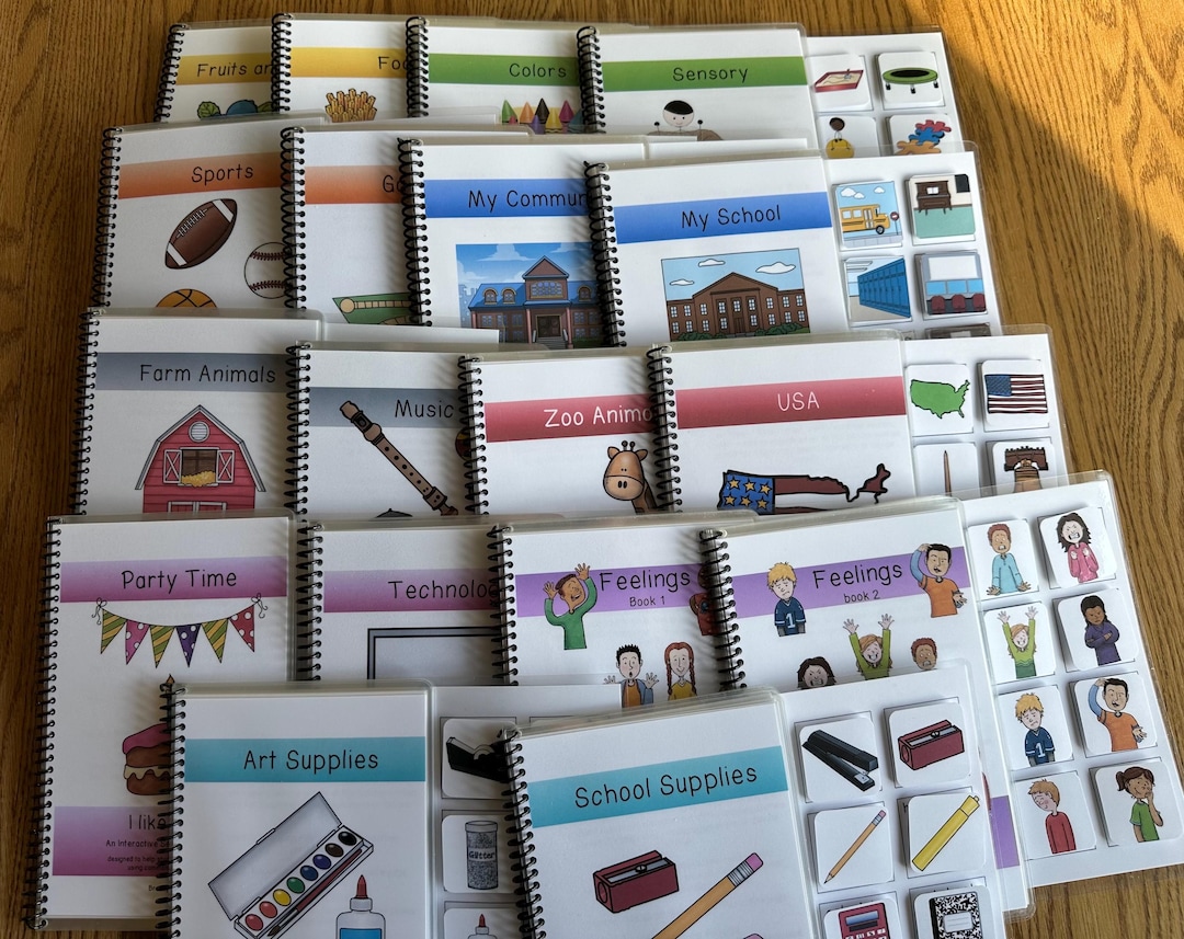 Sentence Starter Adapted Books for Speech Therapy / Special Education ...
