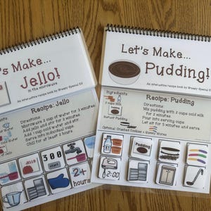 Interactive Cooking/visual Recipes for Pudding and Jello - Etsy