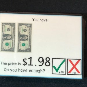 Do You Have Enough Money? Money Math Task Cards for Special Education ...