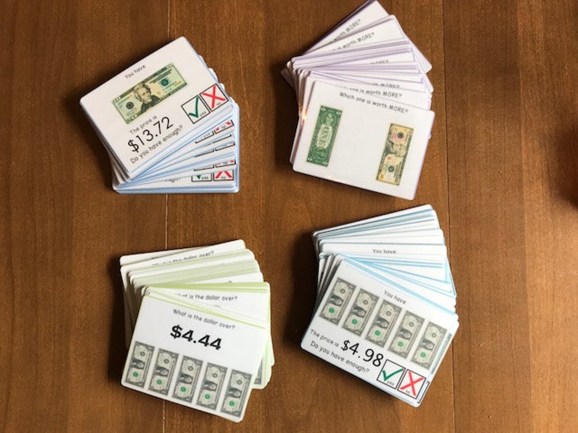 Money Math Task Card Bundle special Education | Etsy