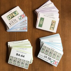 Money Math Task Card Bundle (special Education) - Etsy