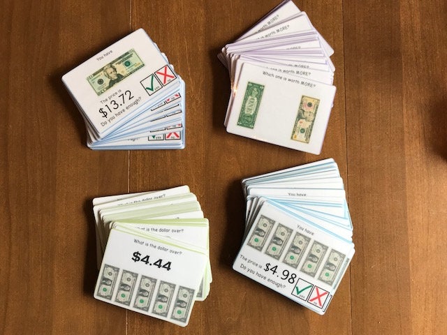 Money Math Task Card Bundle special Education | Etsy