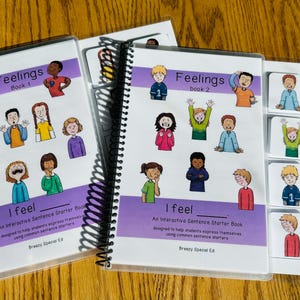 Feelings Adapted Books for Special Education / Autism - Etsy