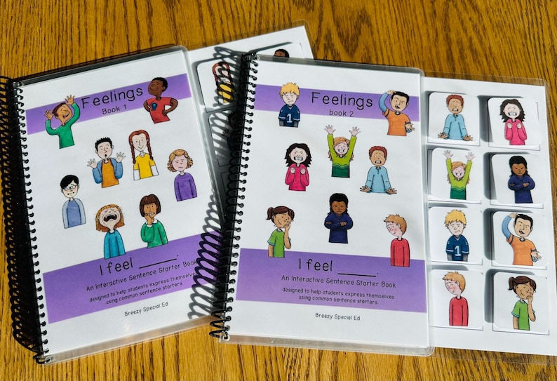 Feelings Adapted Books for Special Education / Autism - Etsy