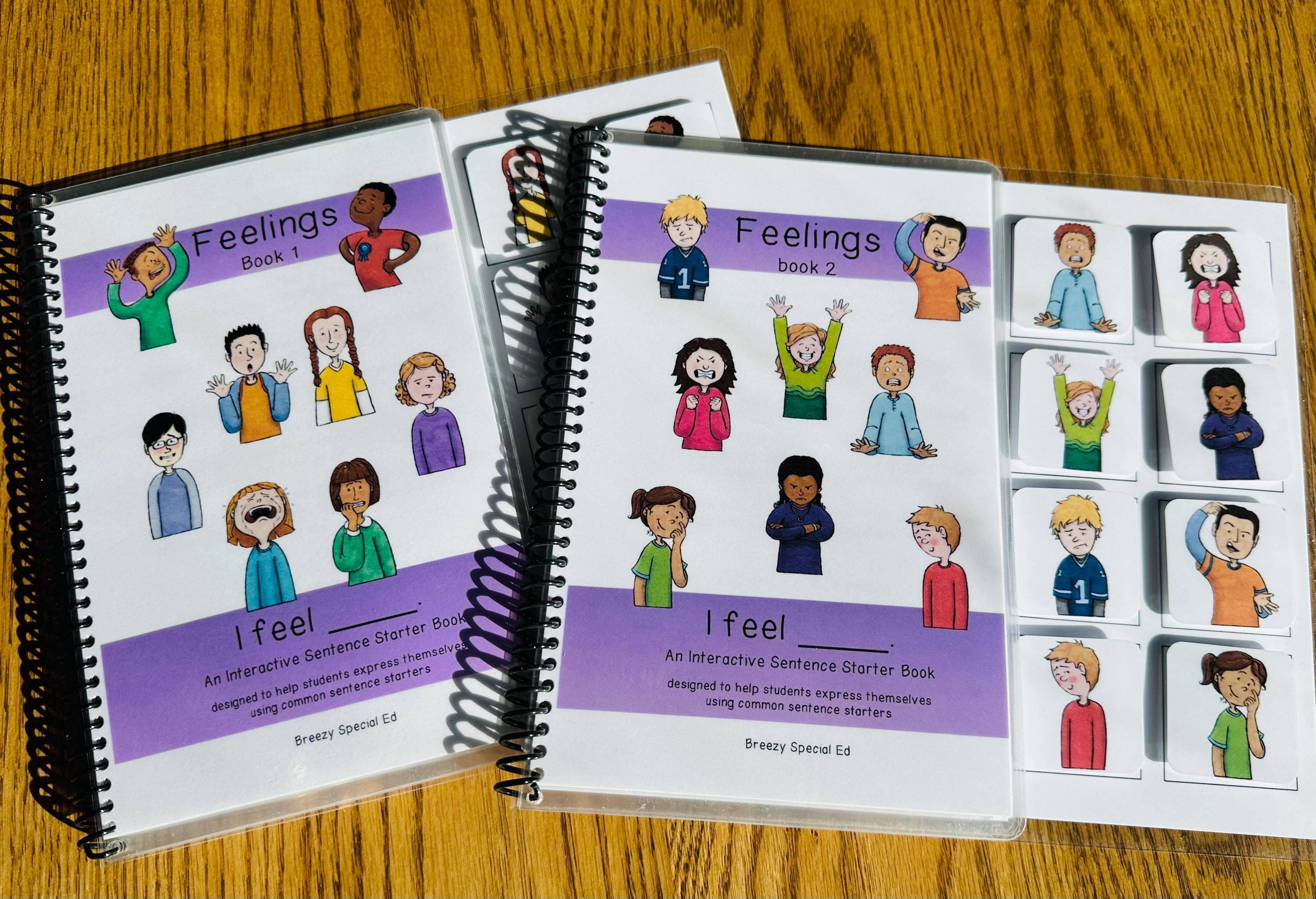 Feelings Adapted Books for Special Education / Autism - Etsy