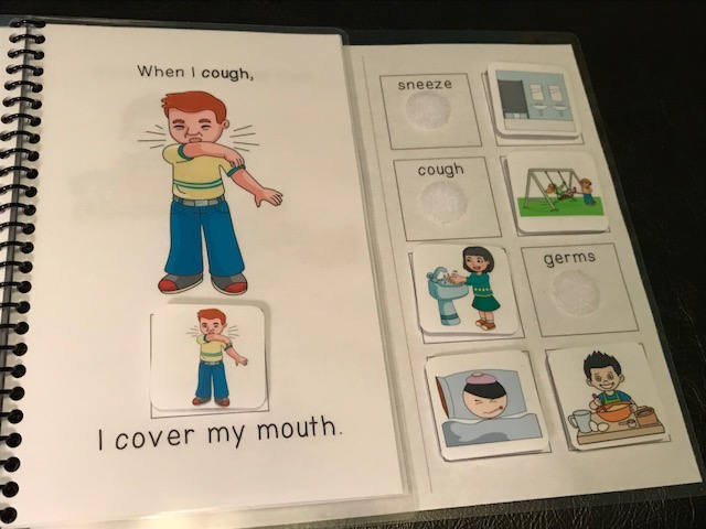 Germs and Washing Hands Interactive/adapted Books for Special | Etsy