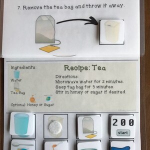 Interactive Cooking Lessons/visual Recipes: Hot Cocoa and Tea - Etsy