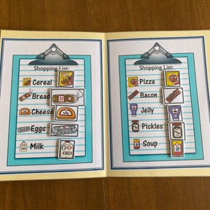 Grocery Store Life Skill File Folders for Special Education (10pk) - Etsy