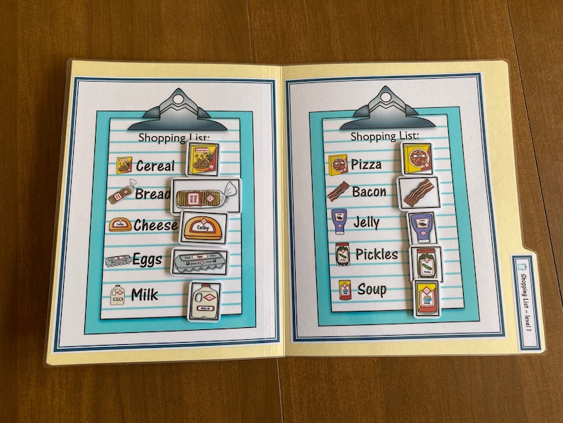 Grocery Store Life Skill File Folders for Special Education (10pk) - Etsy