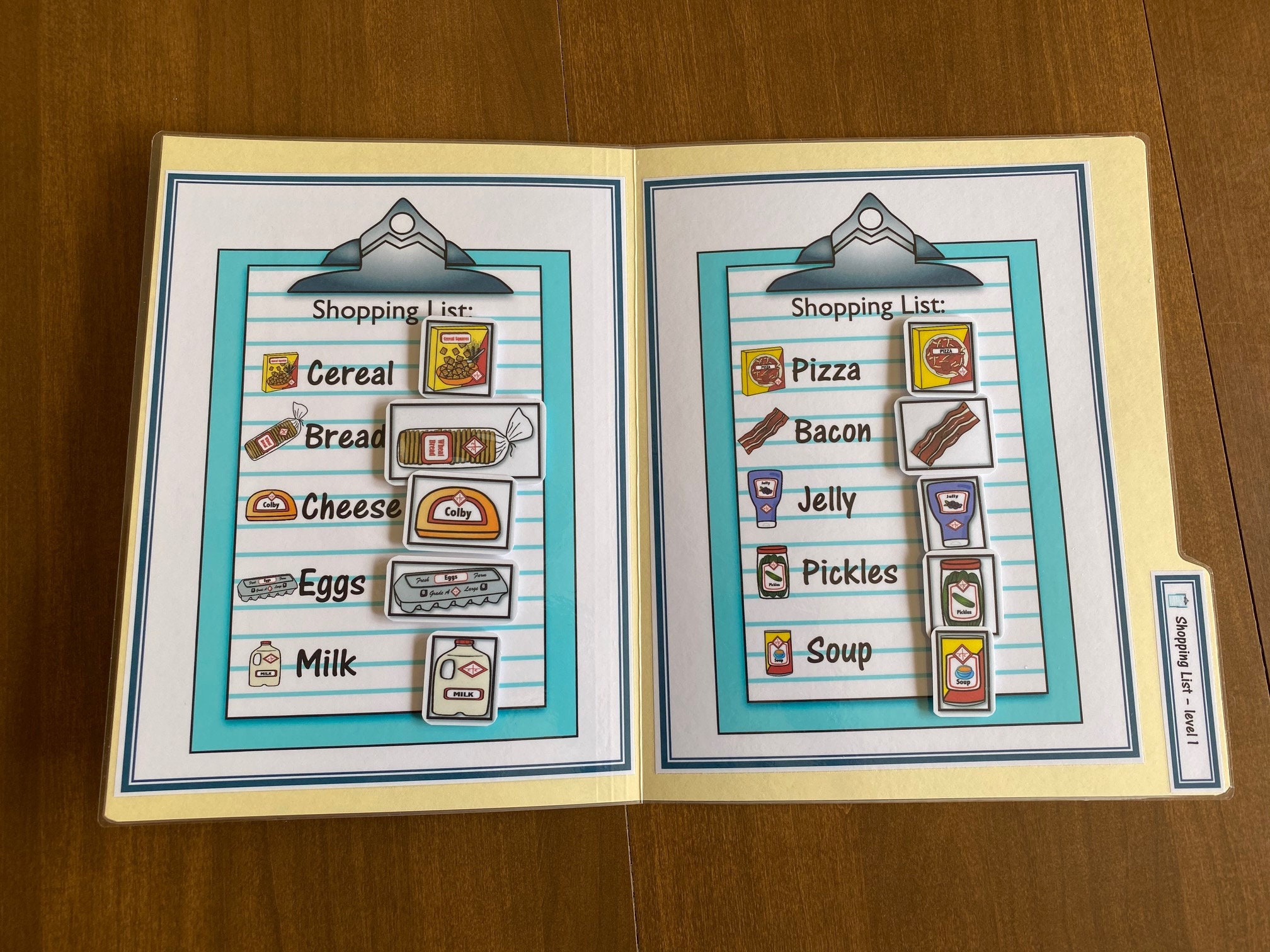 Grocery Store Life Skill File Folders for Special Education - Etsy