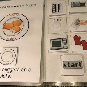 Cooking How to Books (microwave and Oven) Interactive/adapted for ...