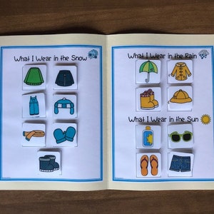 Weather Life Skills File Folders (9 Pk) - Etsy