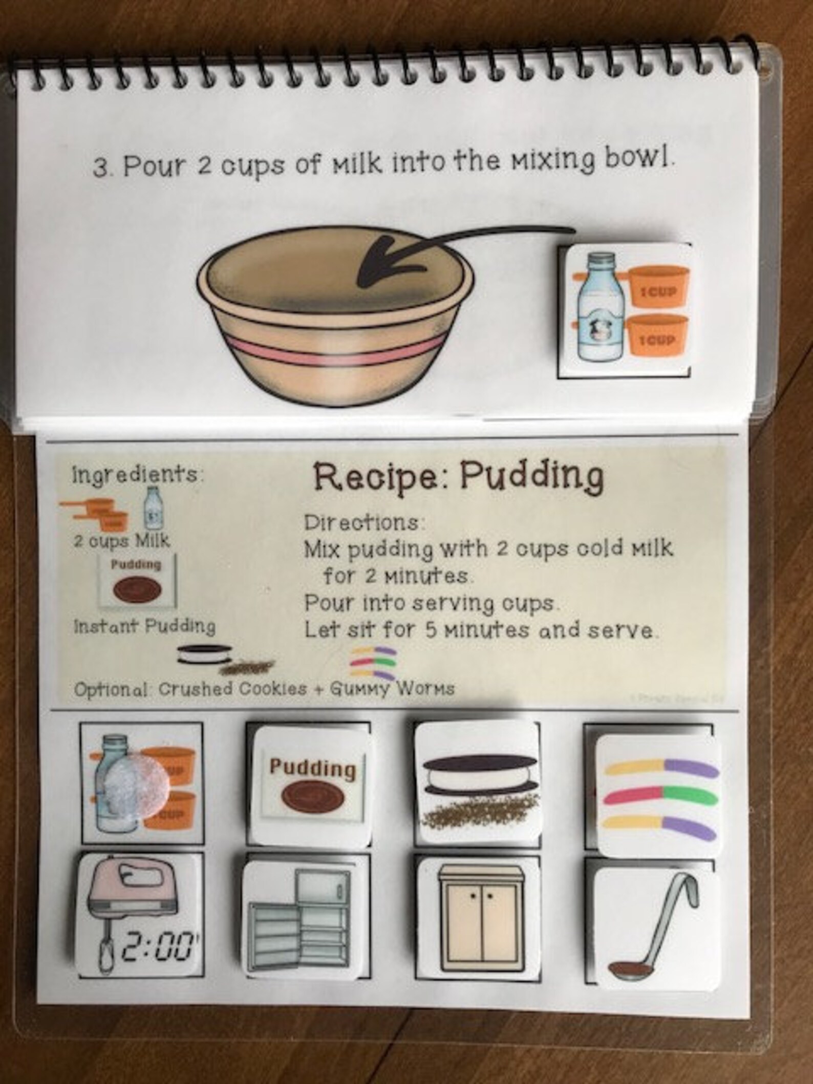 Interactive Cooking/visual Recipes for Pudding and Jello - Etsy
