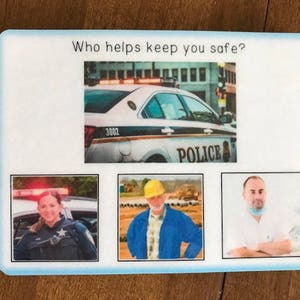 Community Helpers Mini Bundle - Adapted Book With Task Cards - Etsy