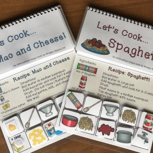 Interactive Cooking Lessons / Visual Recipes: Spaghetti - Etsy