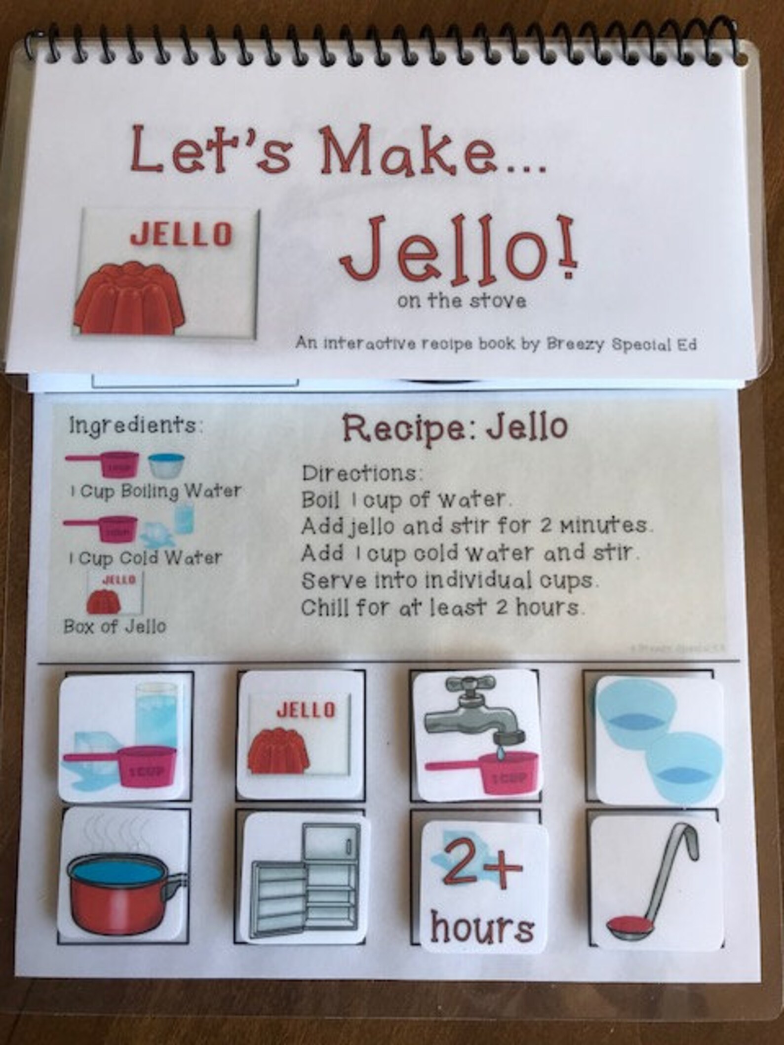Interactive Cooking/visual Recipes for Pudding and Jello - Etsy
