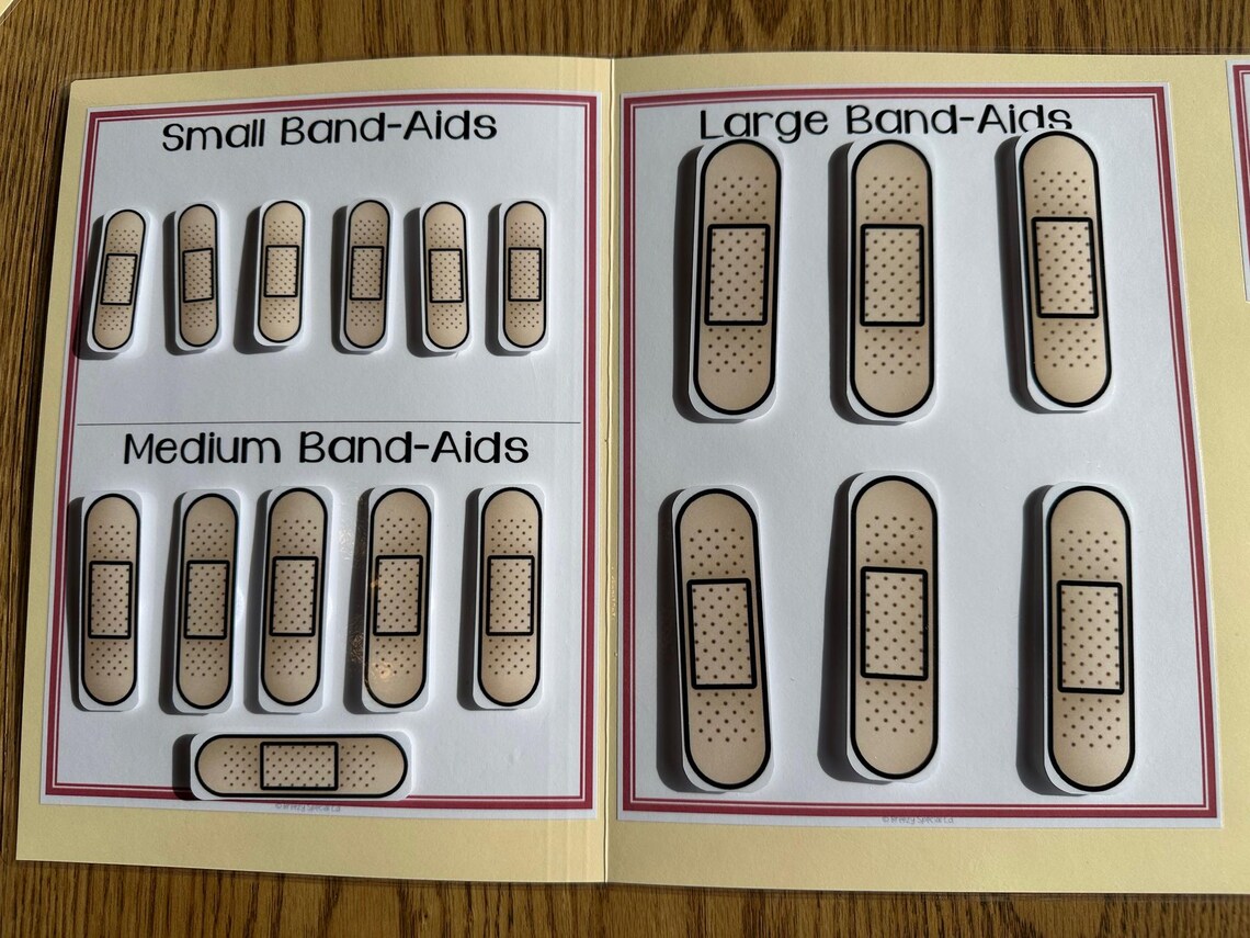 First Aid Life Skill File Folders for Special Education (10 Pk) - Etsy