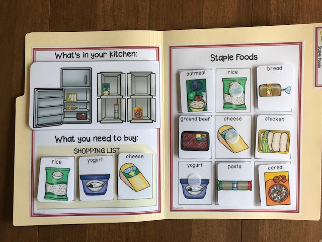 Special Education Kitchen / Cooking Life Skill File Folders | Etsy