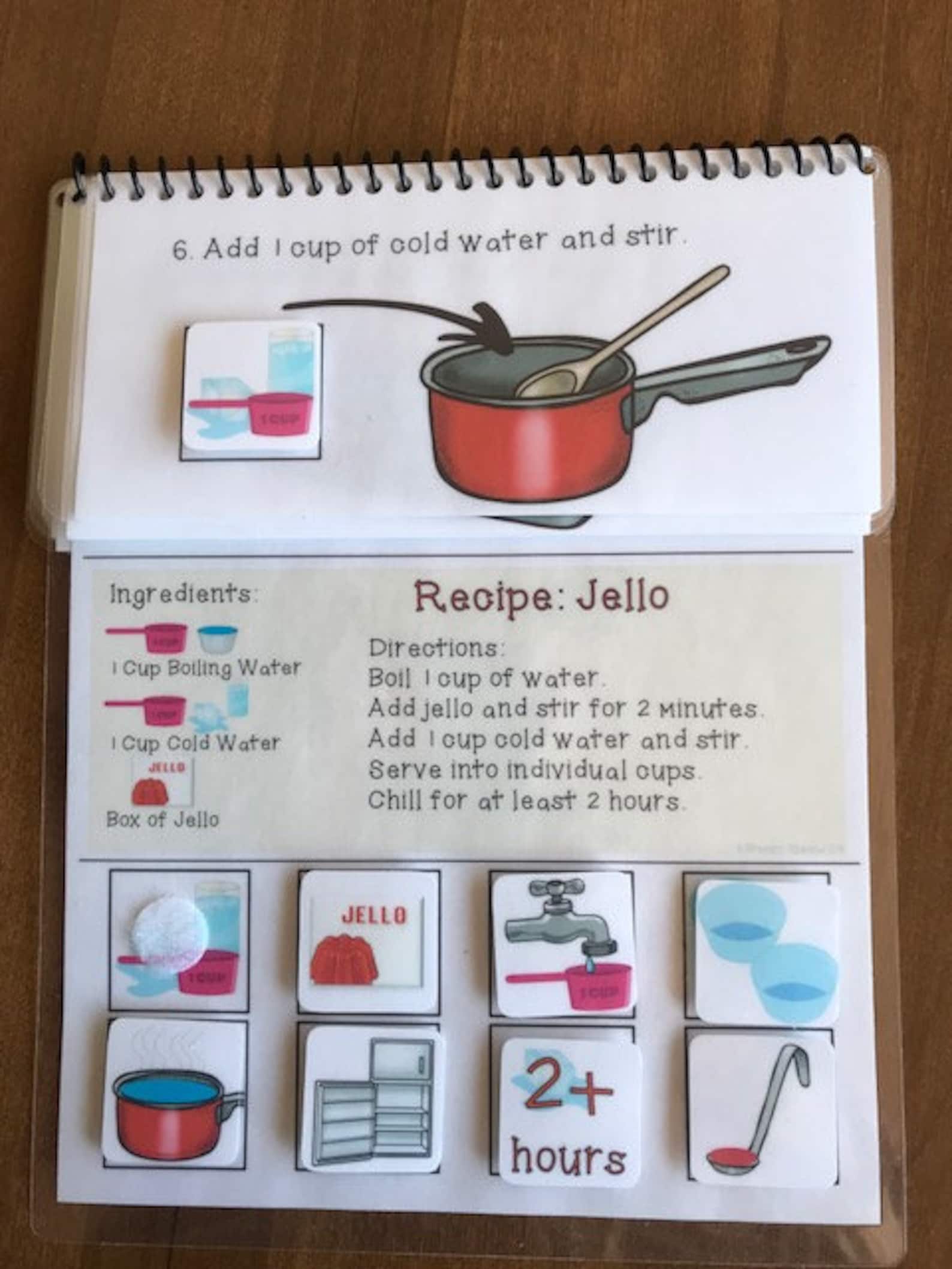 Interactive Cooking/visual Recipes for Pudding and Jello - Etsy