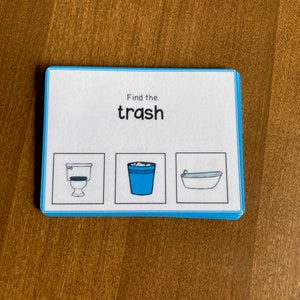Bathroom Vocabulary Life Skills Adaptive Booklet W Task Cards (special ...