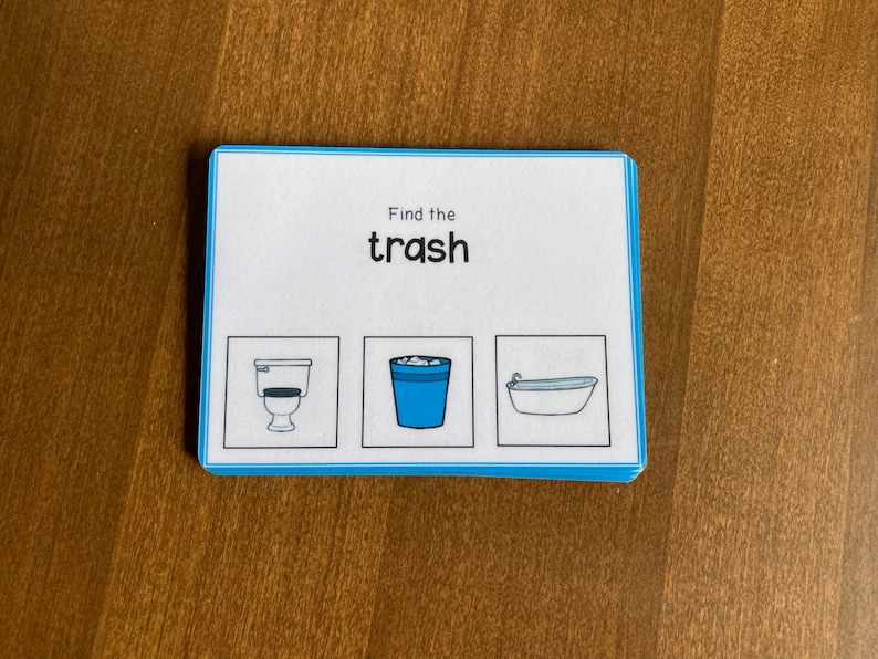 Bathroom Vocabulary Life Skills Adaptive Booklet W Task Cards - Etsy