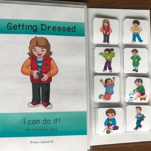 Morning Routine and Getting Dressed Interactive/adapted Books for ...