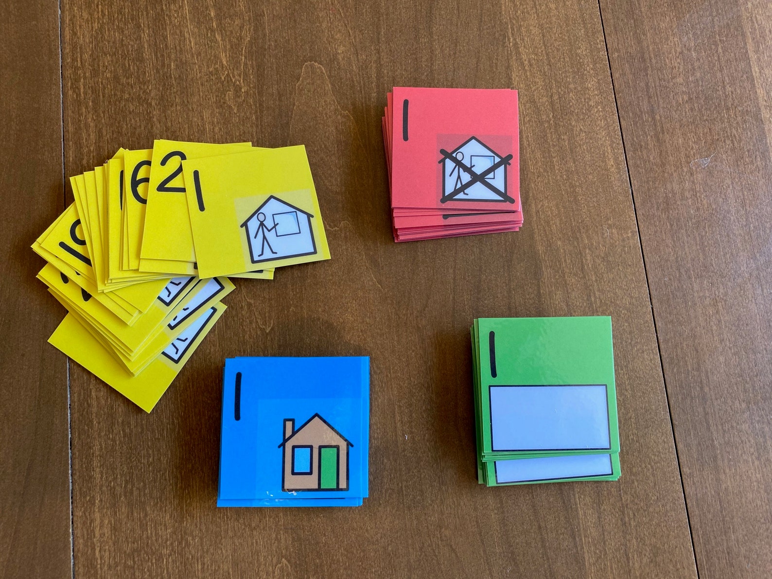 Color Coded Calendar Visuals for Special Education With Bonus ...