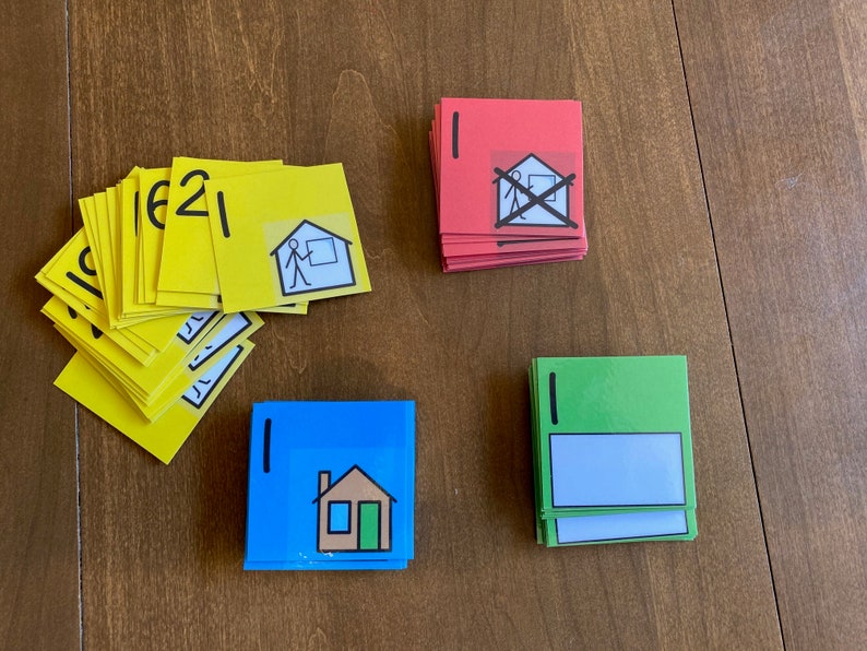 Color Coded Calendar Visuals for Special Education With Bonus ...