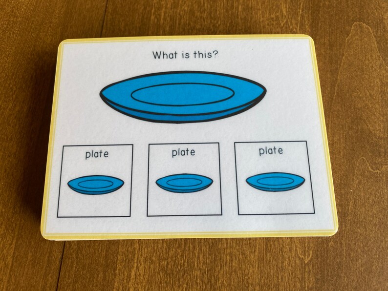 Dining Room Vocabulary Booklet and Task Cards (special Education and ...
