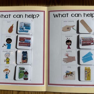 First Aid Life Skill File Folders for Special Education (10 Pk) - Etsy