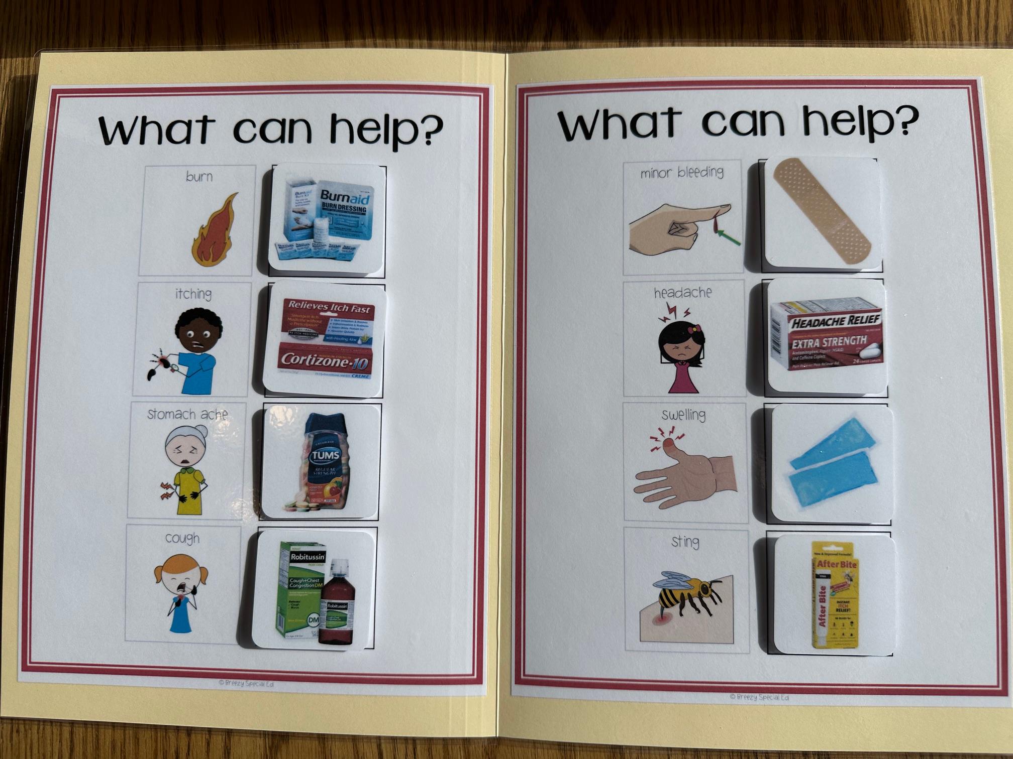 First Aid Life Skill File Folders for Special Education (10 Pk) - Etsy