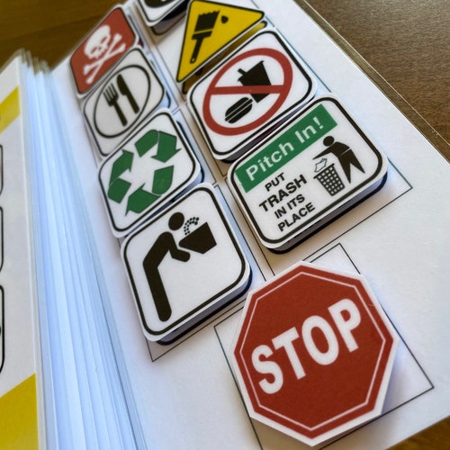 Community Signs Adapted Books for Life Skill Special Education - Etsy