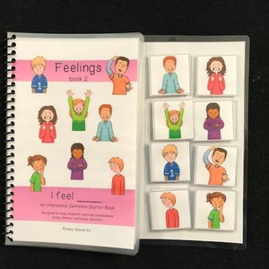 Feelings Adapted Books for Special Education / Autism - Etsy