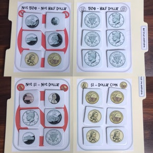 Coin Identification Money Math File Folders for Special Education (US ...