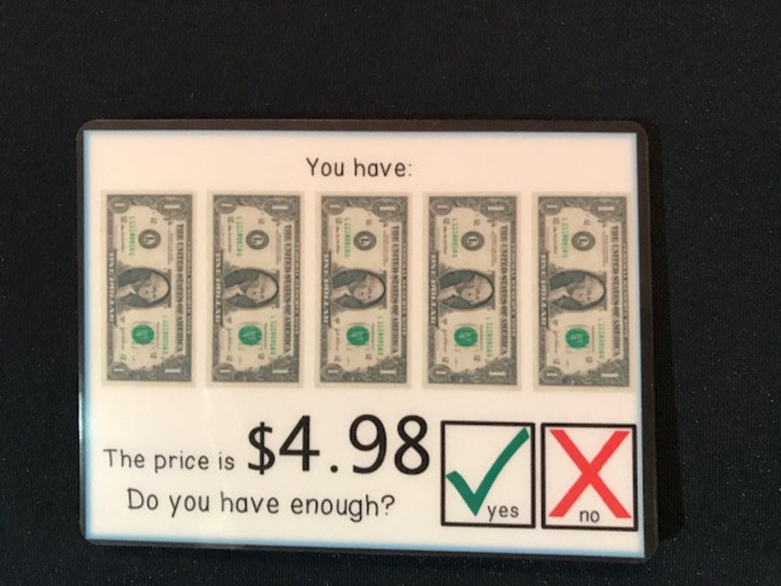 Do You Have Enough Money? Money Math Task Cards for Special Education ...