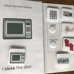 Cooking How to Books (microwave and Oven) Interactive/adapted for ...