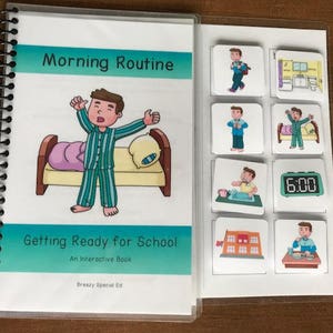 Morning Routine and Getting Dressed Interactive/adapted Books for ...