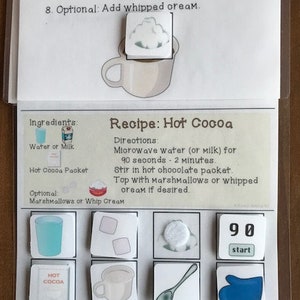 Interactive Cooking Lessons/visual Recipes: Hot Cocoa and Tea - Etsy