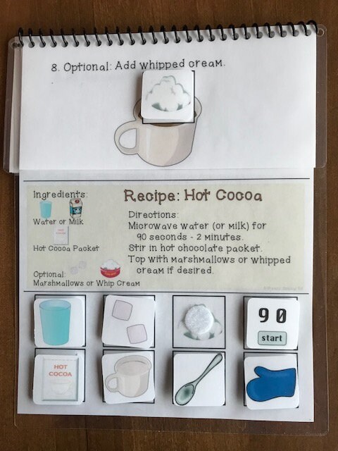 Interactive Cooking Lessons/visual Recipes: Hot Cocoa and Tea | Etsy