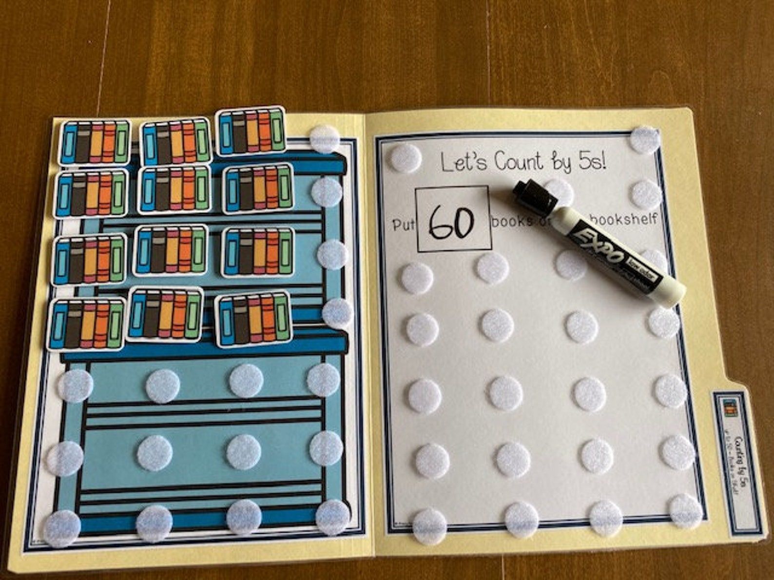 Counting File Folders for Special Education 9 Pk | Etsy